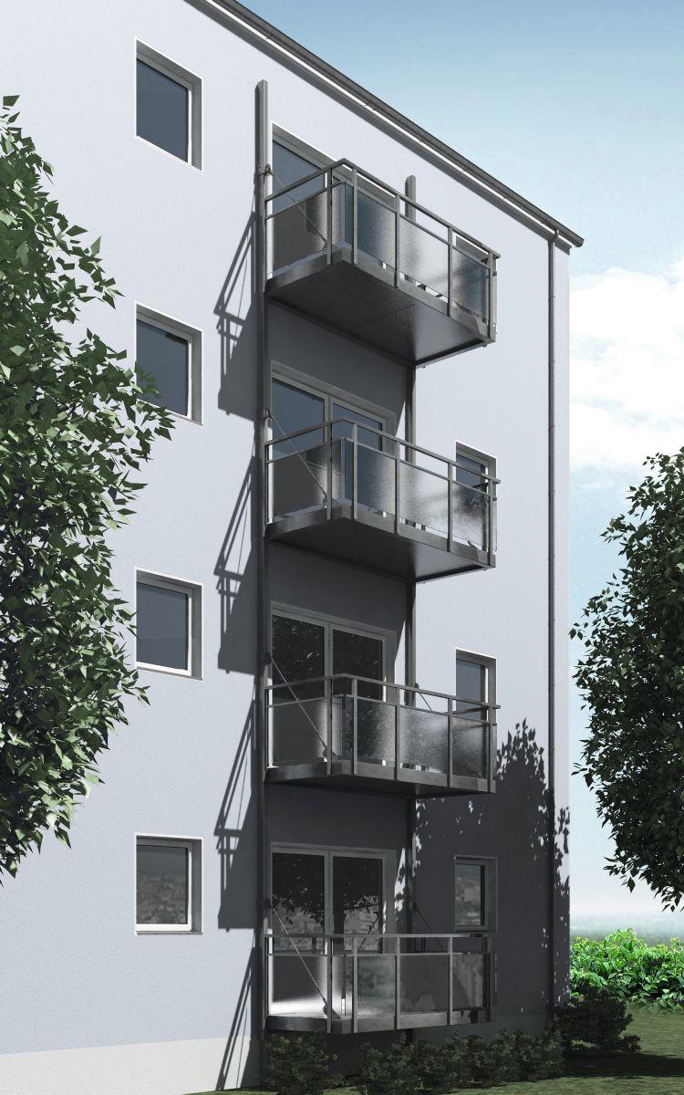 Balcon en porte-à-faux