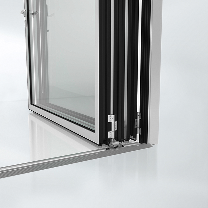 The new Schüco AS FD 75/90.HI aluminium folding sliding system