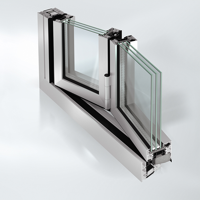 The new Schüco AS FD 75/90.HI aluminium folding sliding system