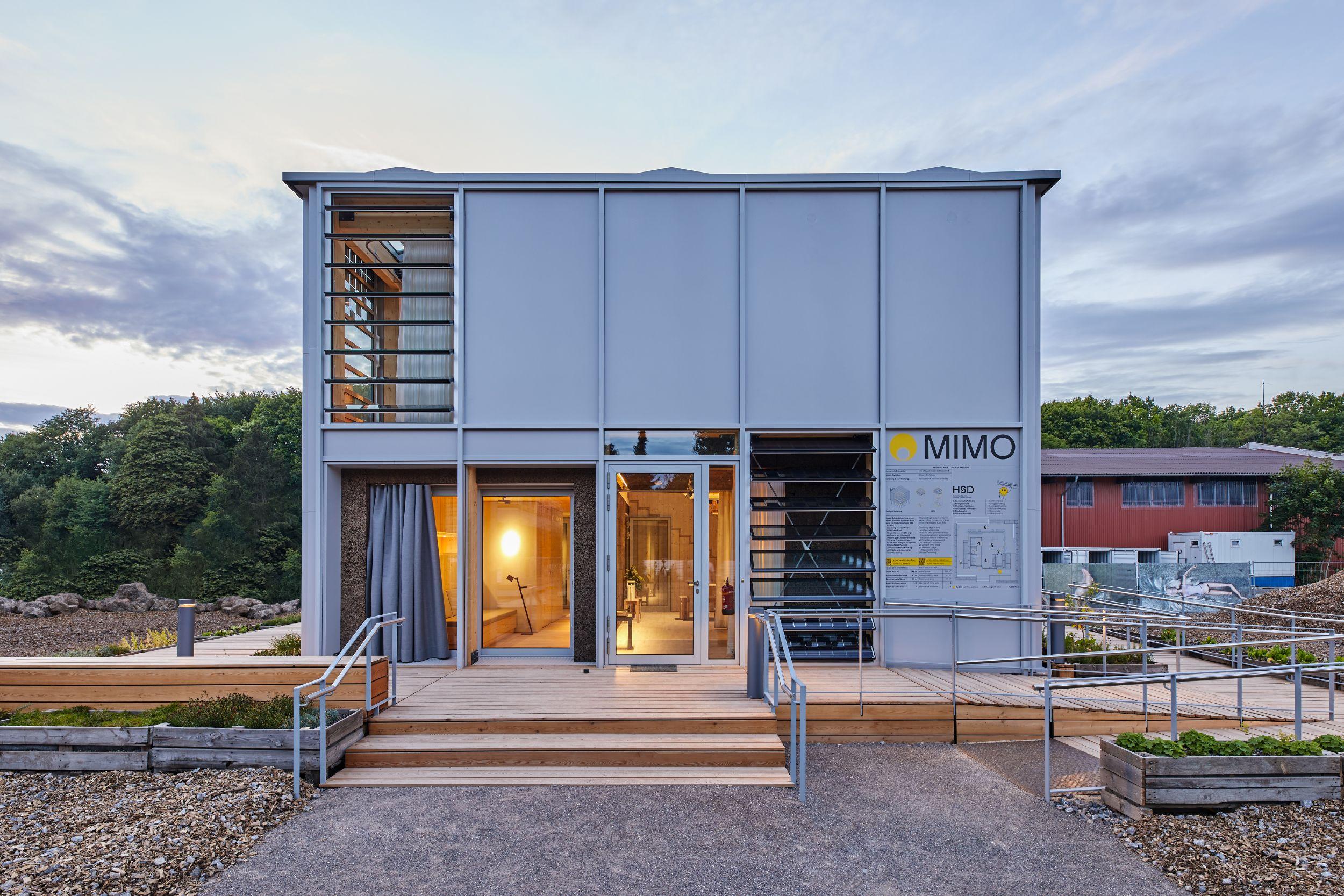 Modell house for sustainable building