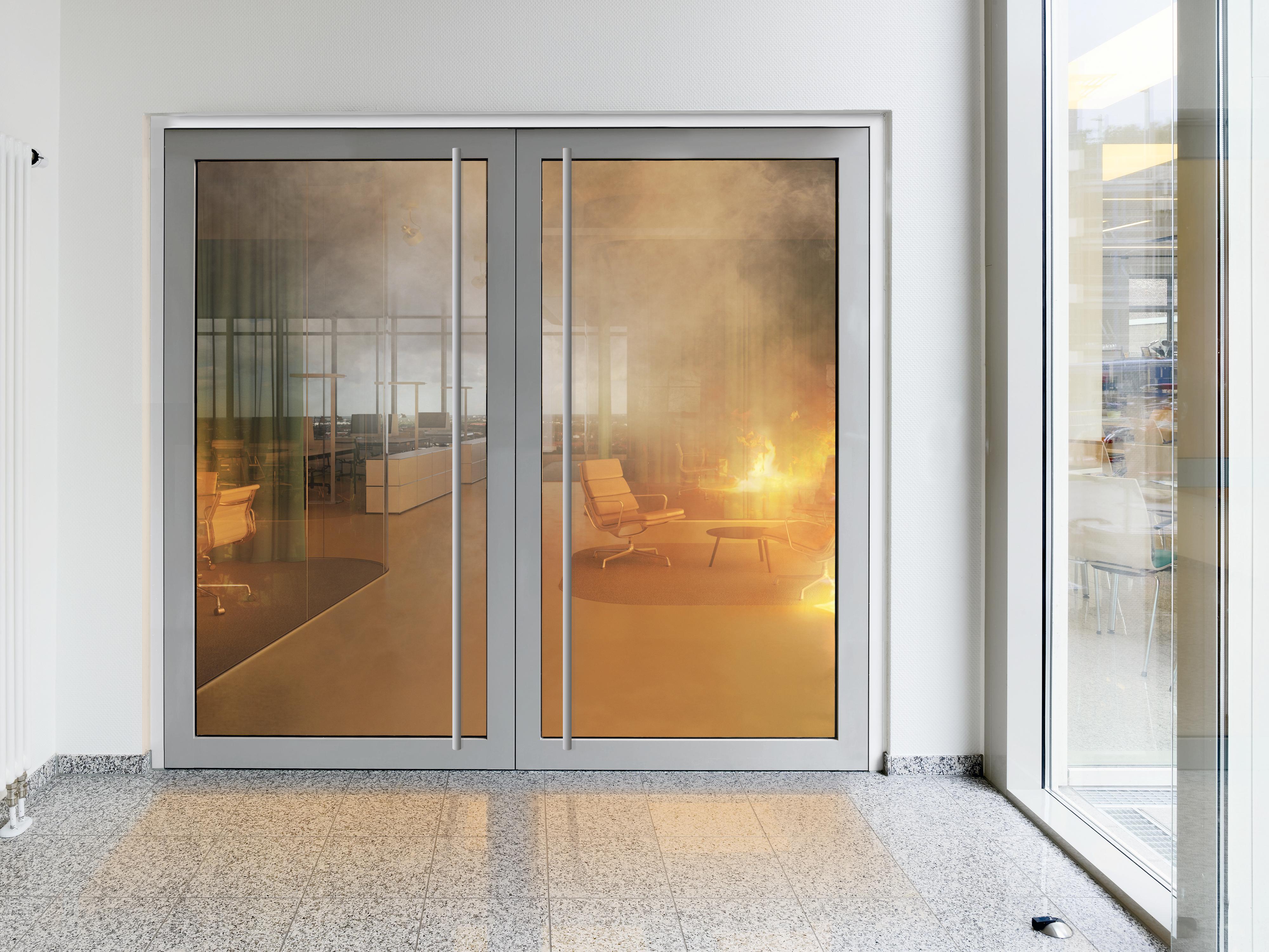 Schüco UK Ltd | Jansen Unlatched fire doors